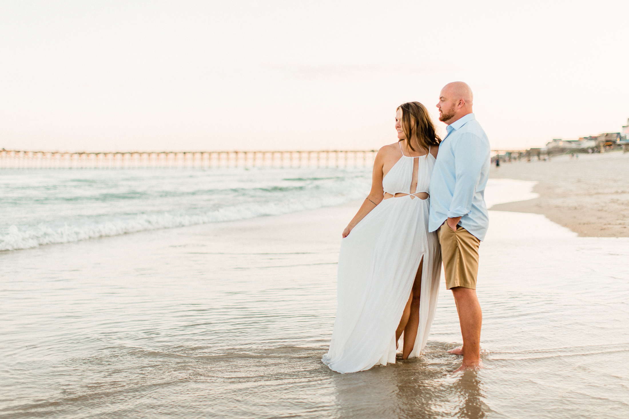 Soundside Park + Surf City Engagement Session // Ryan & Tori | Emily Mitton