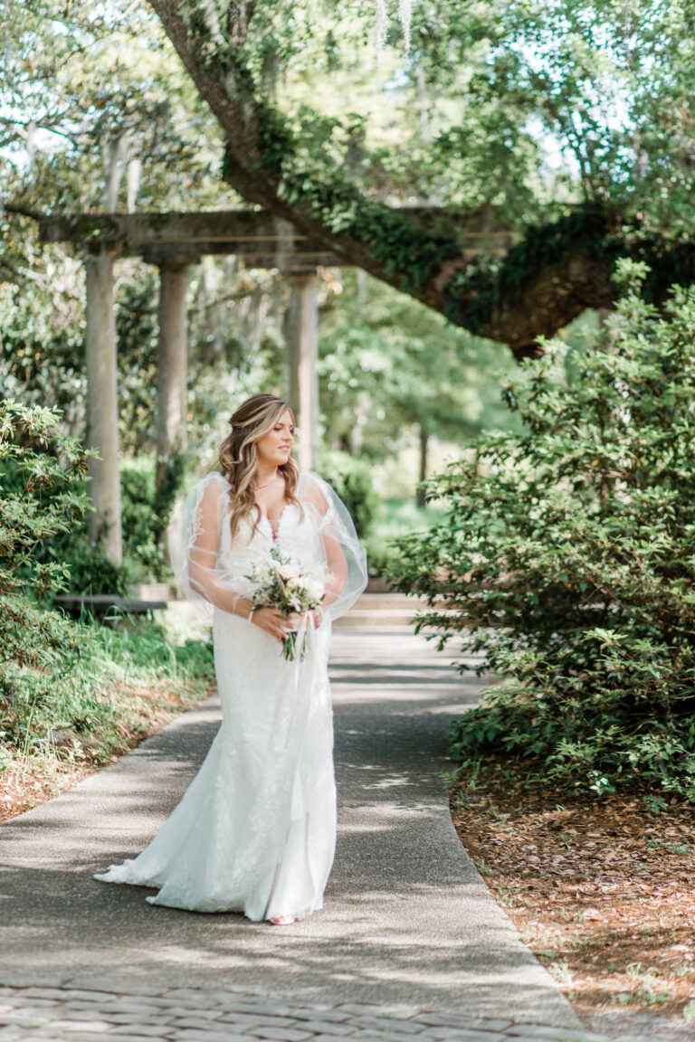 Romantic Bridals at Airlie Gardens | Emily Mitton