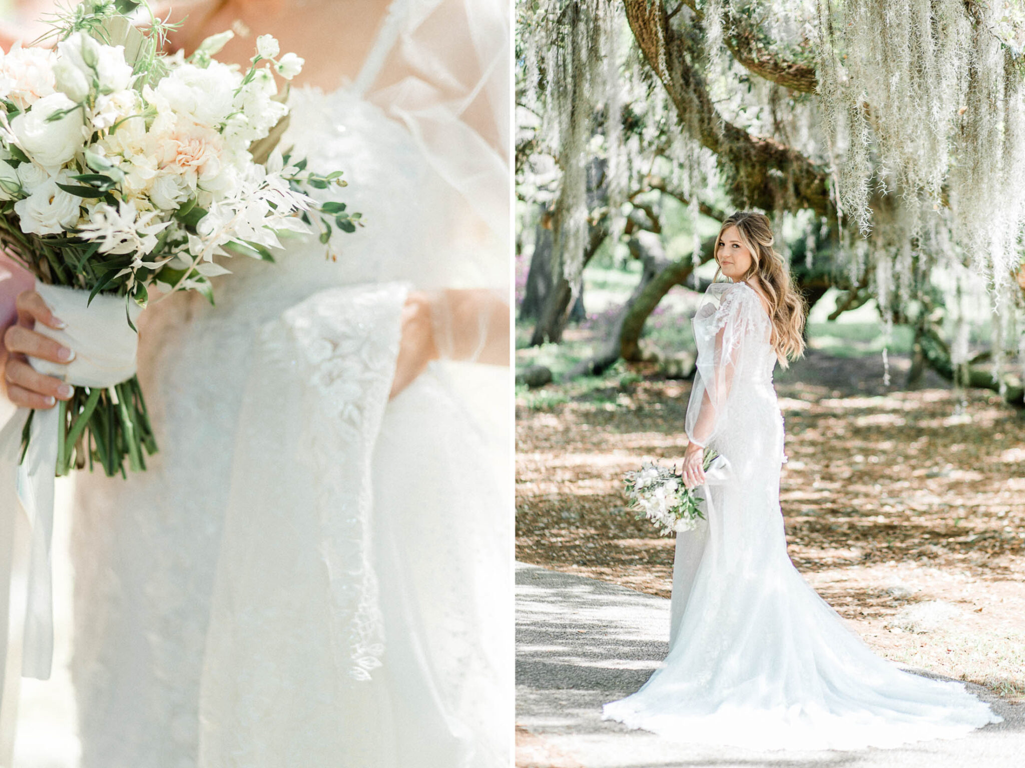 Romantic Bridals at Airlie Gardens | Emily Mitton