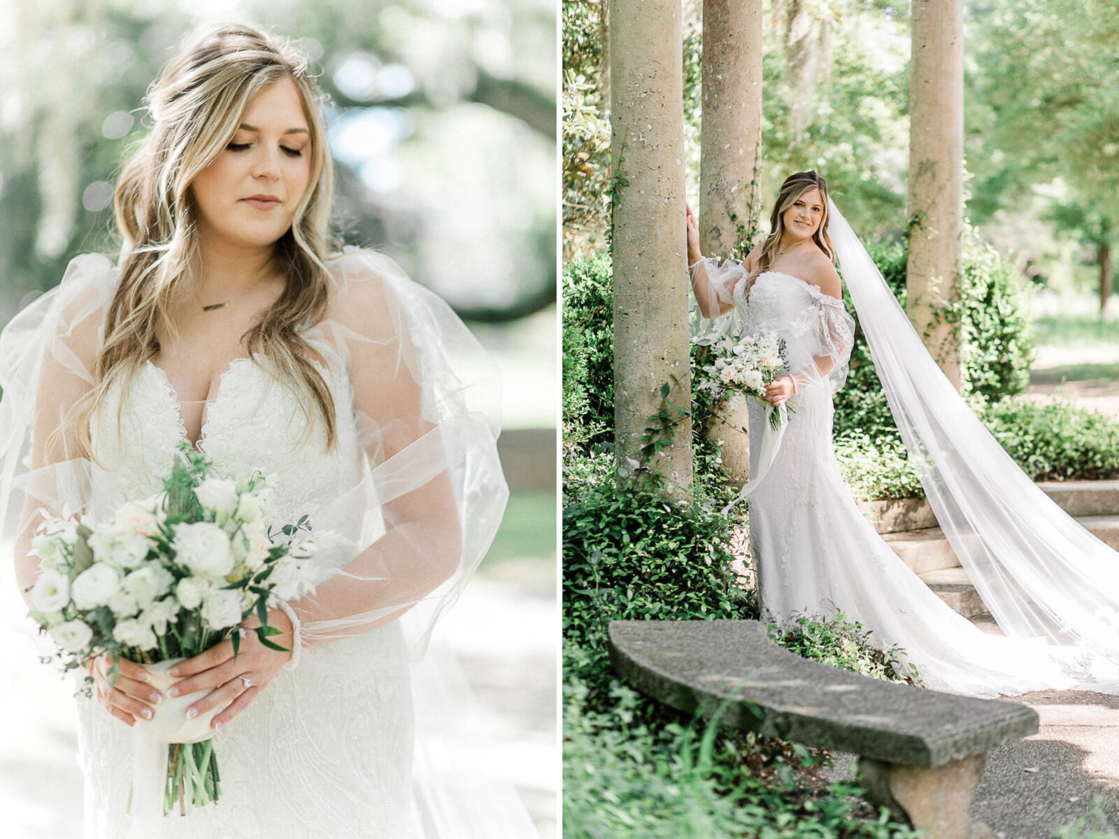Romantic Bridals at Airlie Gardens | Emily Mitton