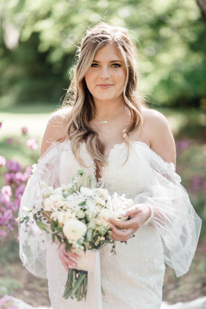 Romantic Bridals at Airlie Gardens | Emily Mitton